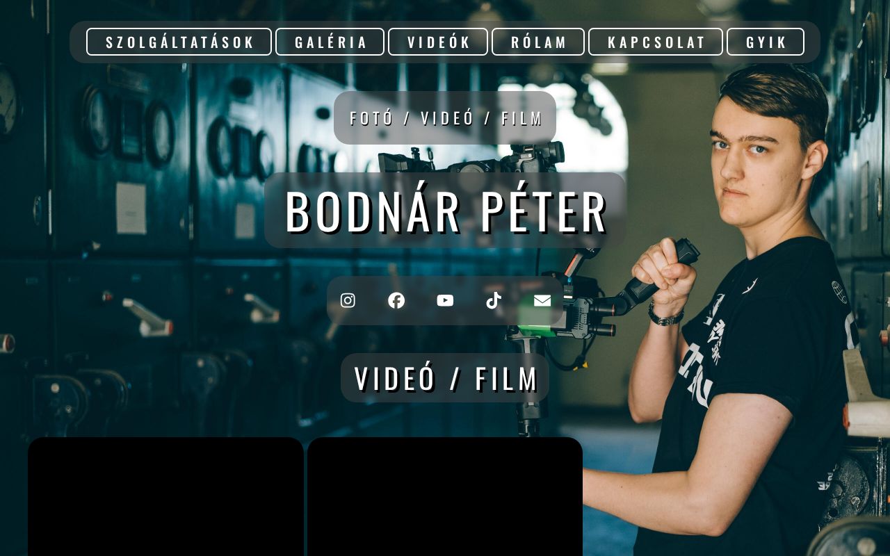 Bodnár Péter - Fotó / Videó / Film